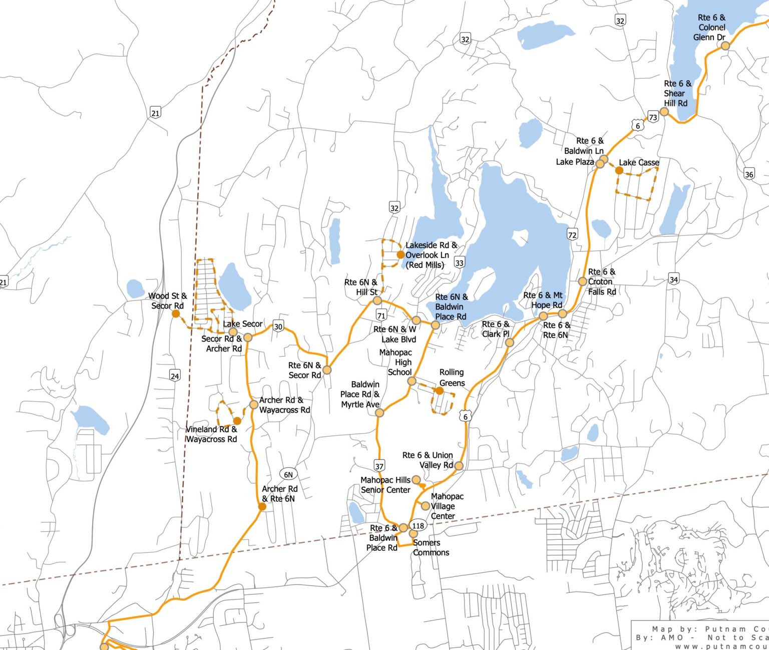 Putnam County Bus Service Maps & Schedules